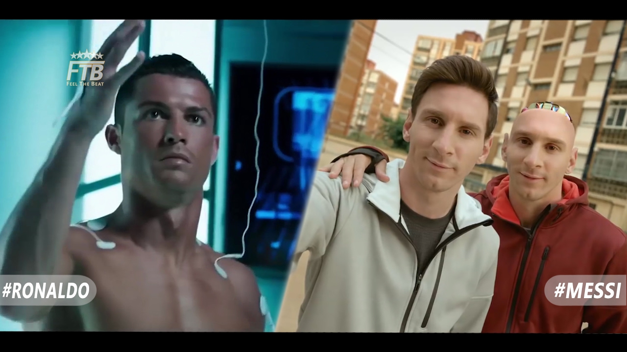 Cristiano Ronaldo Lionel Messi Best Robot Commercials - Lionel Messi