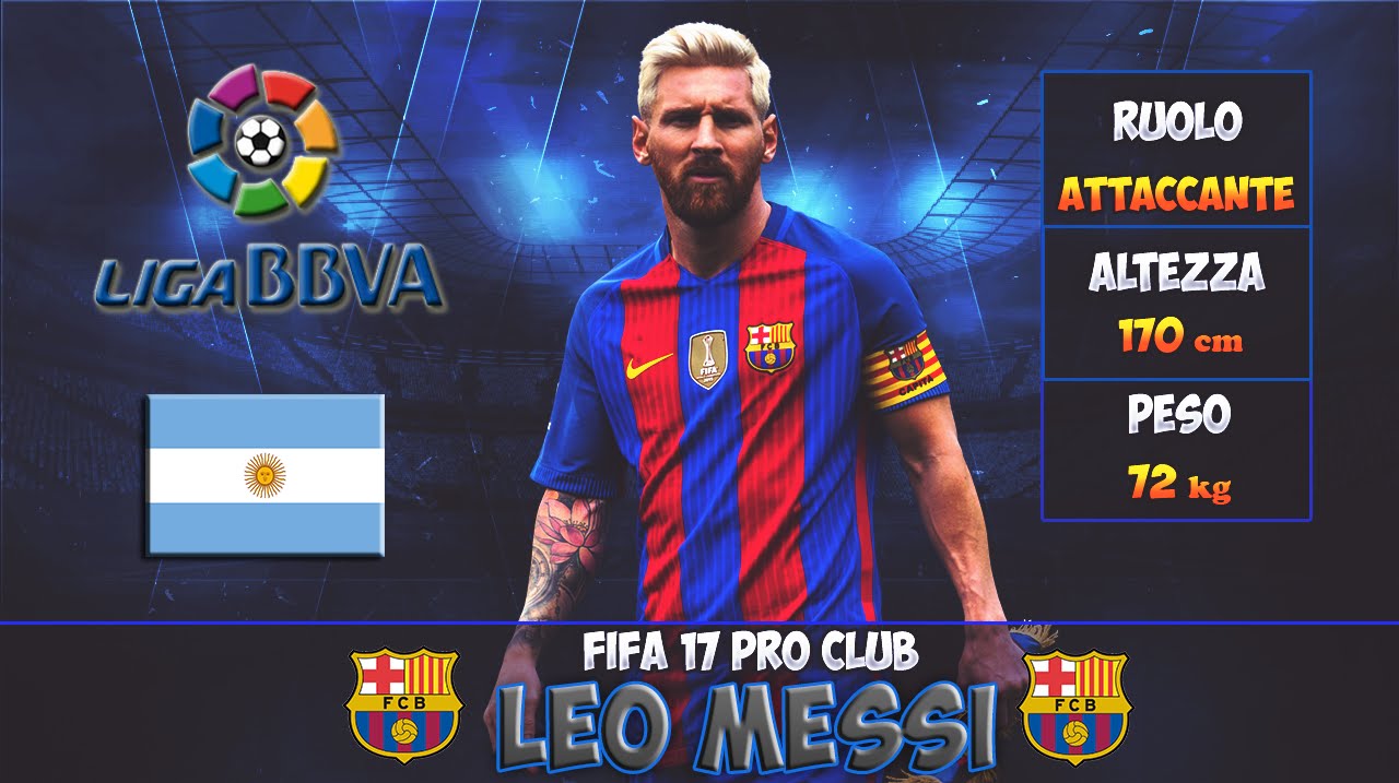 FIFA 17 PRO CLUB - Come Fare Lionel Messi - Lionel Messi