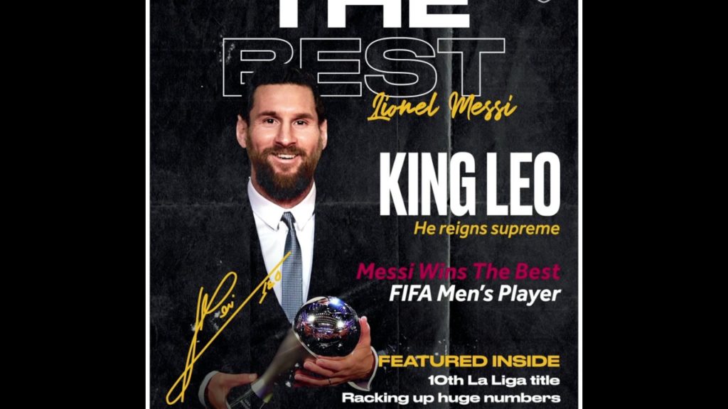Lionel Messi Wins FIFA's The Best award for the top - Lionel Messi