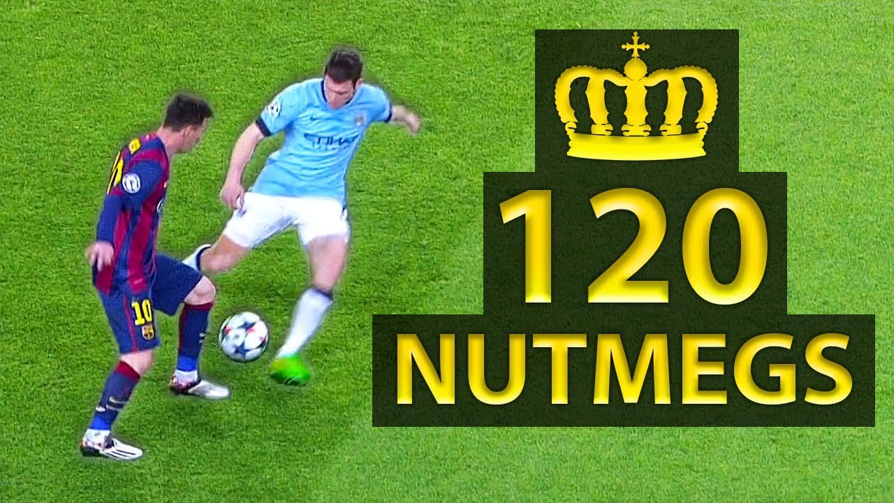 120 INSANE Nutmegs by Lionel Messi • The Nutmeg KING! - Lionel Messi