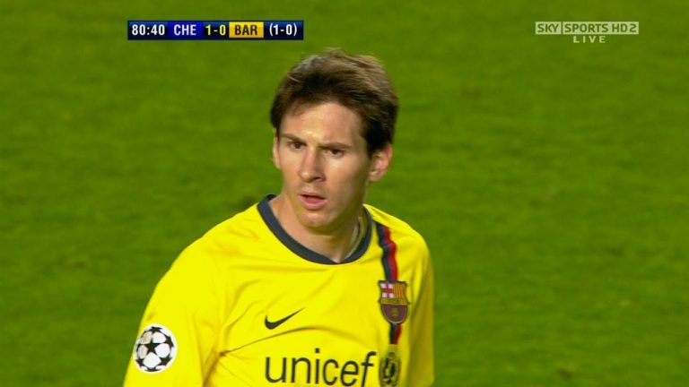 Lionel Messi vs Chelsea (UCL) (Away) 2008-09 English - Lionel Messi