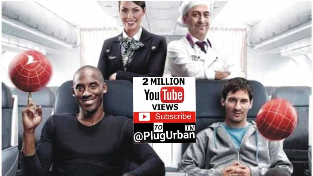 Kobe Bryant (R.I.P.) and Lionel Messi helicopter commercial - Lionel Messi