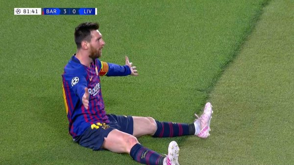Lionel Messi vs Liverpool (UCL) (Home) 2018-19 English - Lionel Messi