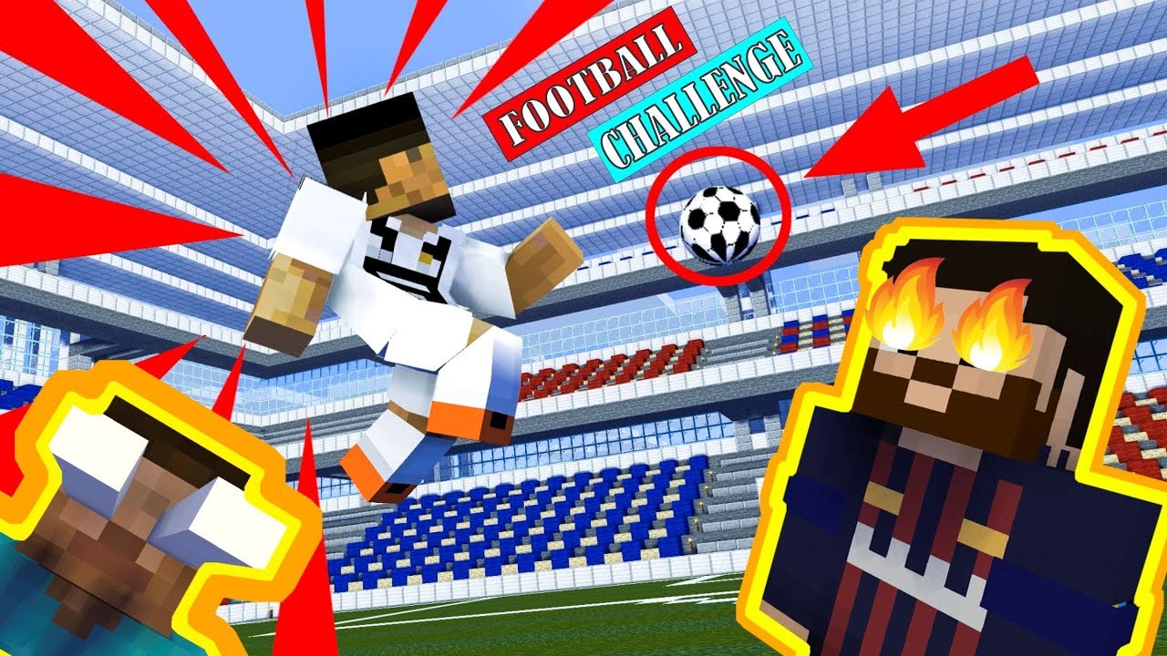Monster School : FOOTBALL CHALLENGE (Cristiano Ronaldo vs - Lionel Messi