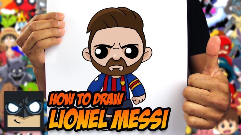 HOW TO DRAW LIONEL MESSI | STEP BY STEP TUTORIAL - Lionel Messi