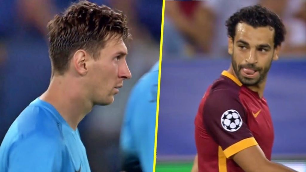 When Mohamed Salah and Lionel Messi Met for the First time - Lionel Messi