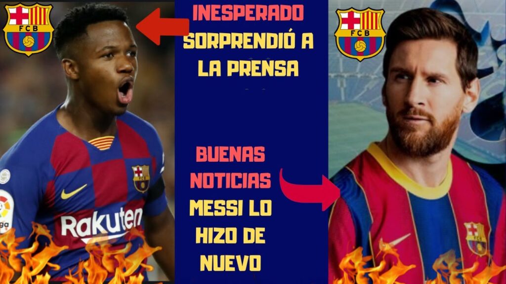 LEO MESSI LO VOLVIÓ A HACER ANSU FATI SORPRENDIÓ A LA - Lionel Messi