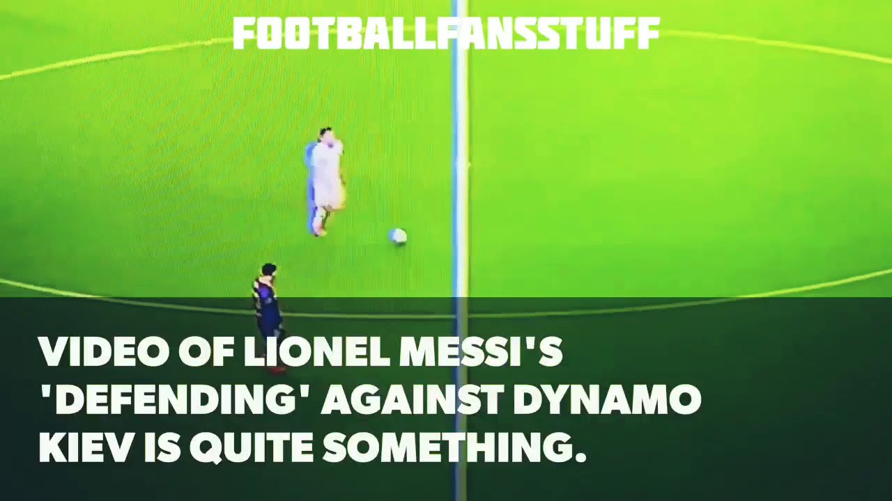 Video went viral Of Lionel Messi's 'Defending' - Lionel Messi