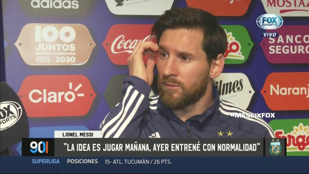 Lionel Messi en 90' entrevista con Sottile Fox Sports - Lionel Messi