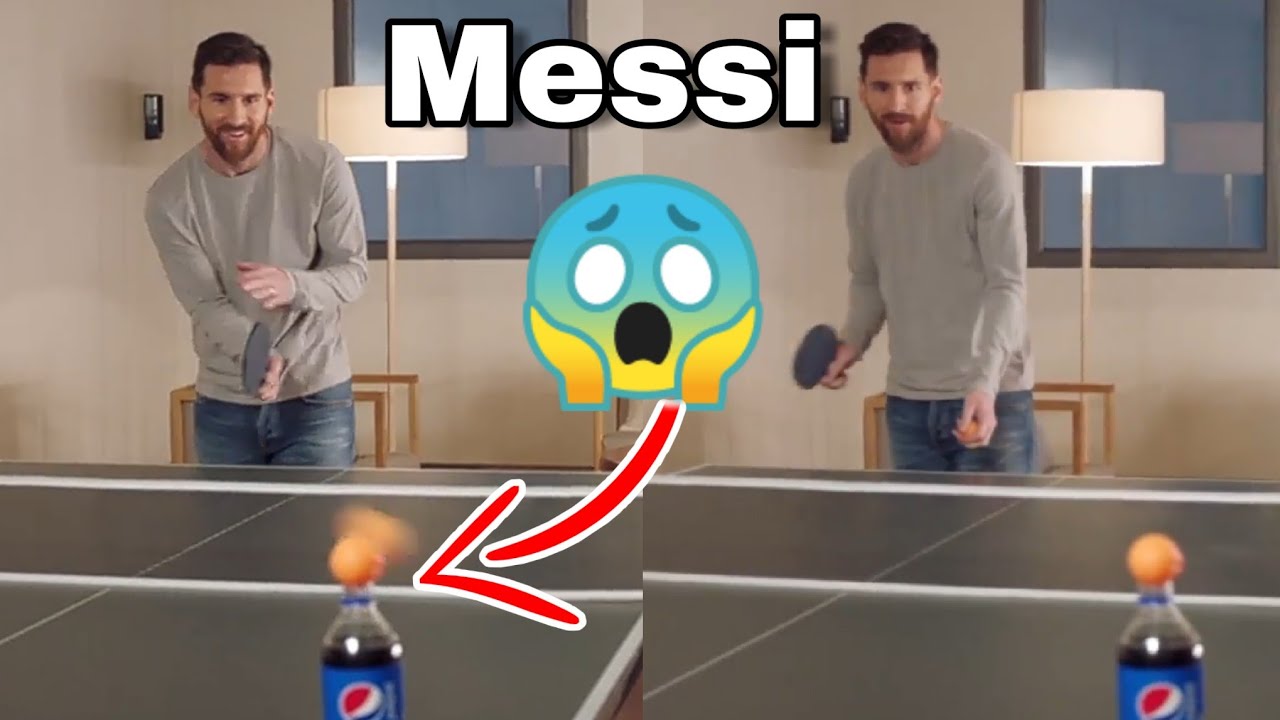 Lionel Messi Pepsi PING PONG Challenge 2019 - Lionel Messi