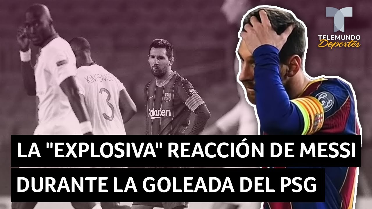 La "explosiva" reacción de Lionel Messi durante la - Lionel Messi