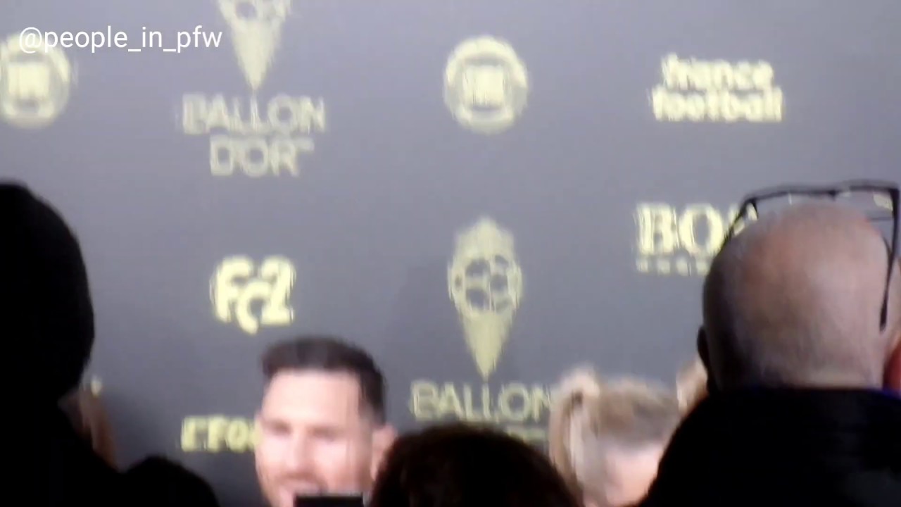 Lionel Messi arriving at the ceremony of the Ballon d'Or - Lionel Messi