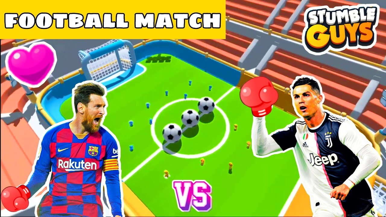Football Match In Stumble Guys @Cristiano Ronaldo VS @Leo - Lionel Messi