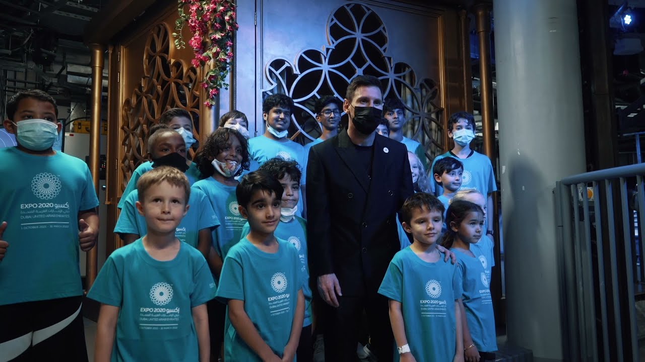 Expo 2020 Dubai I Lionel Messi at Expo 2020 Dubai - Lionel Messi