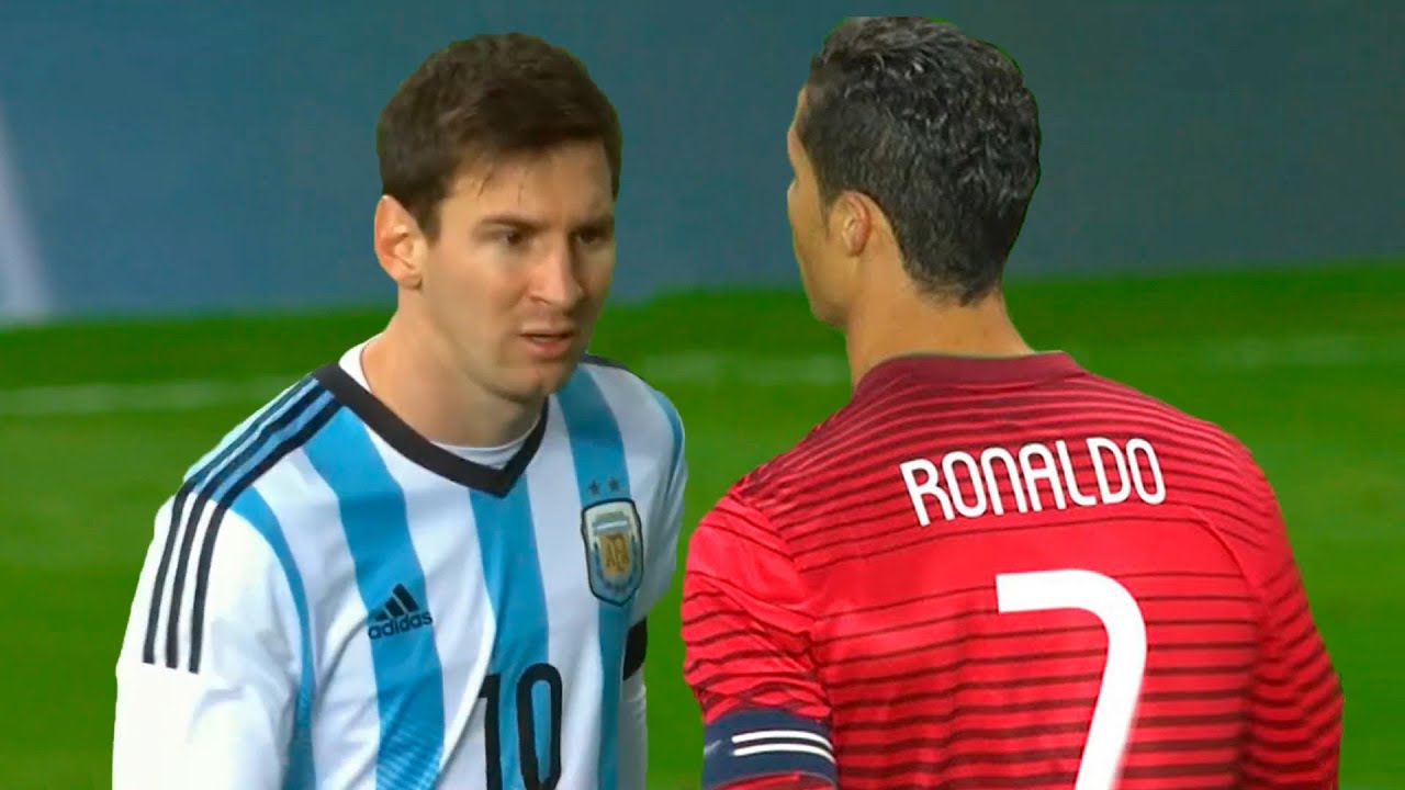 When Cristiano Ronaldo Meets Lionel Messi for the First Time - Lionel Messi