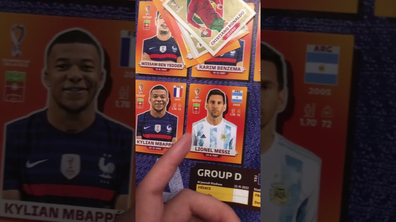 Lionel Messi VS Kylian Mbappe Con figuritas del Album del - Lionel Messi