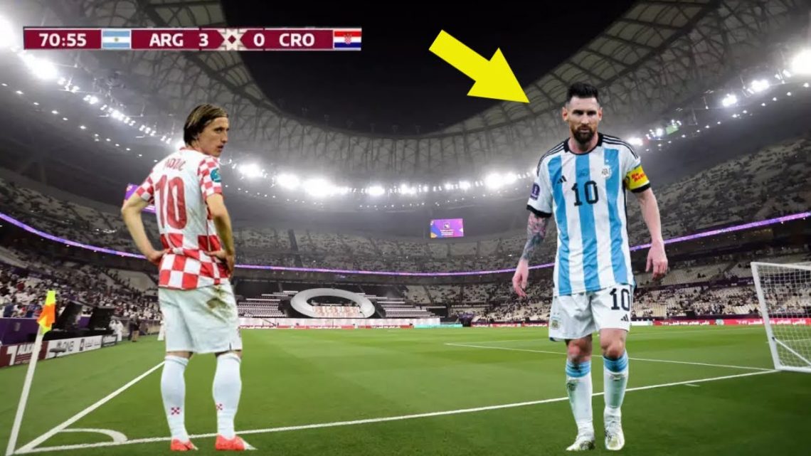 The Day Lionel Messi Showed Modric Who Is The Boss - Lionel Messi