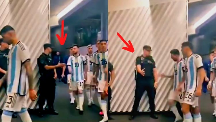 Stadium Security Breaks Protocol to Shake Lionel Messi Hand - Lionel Messi