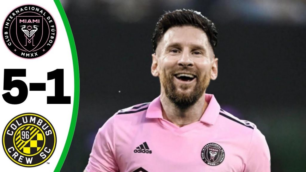 Messi debut goal | Inter Miami vs Columbus 5-1 All goals & - Lionel Messi