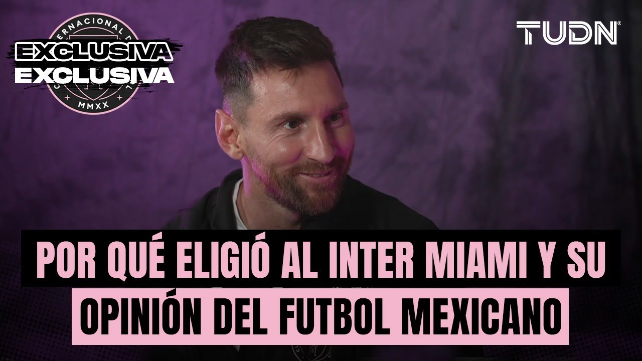 Lionel Messi en entrevista EXCLUSIVA | ¿Campeón con Inter - Lionel Messi