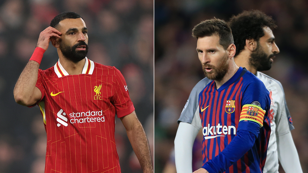 La star de Liverpool, Mo Salah, se choisit avec Lionel Messi dans une ...