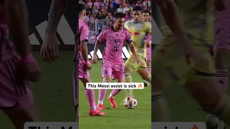Cet angle de l'assistance de Messi est fou! 🔥 #soccer #Pass - Lionel Messi