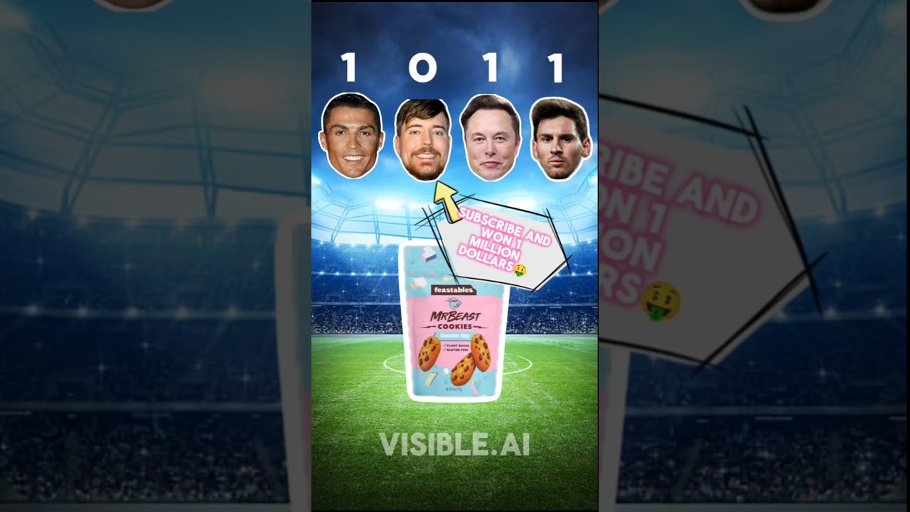 Cristiano Ronaldo, M. Beast, Leo Messi, Elon Musk #football #soccer # ...