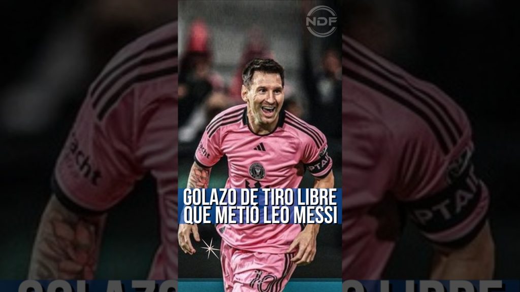 Le but franc que Leo Messi a mis contre Philadelphie 😱 - Lionel Messi
