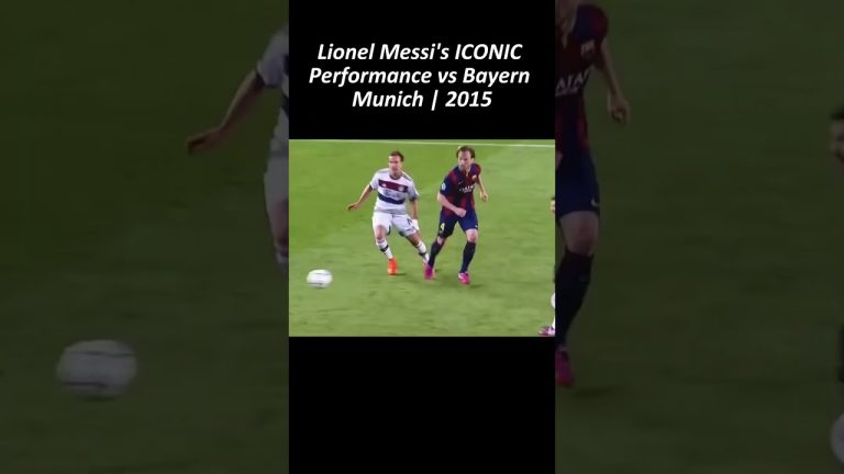Performance emblématique de Lionel Messi vs Bayern Munich 2015 - Lionel ...